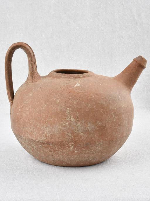 Terracotta water pitcher from Lahitte-Toupière 10¾"