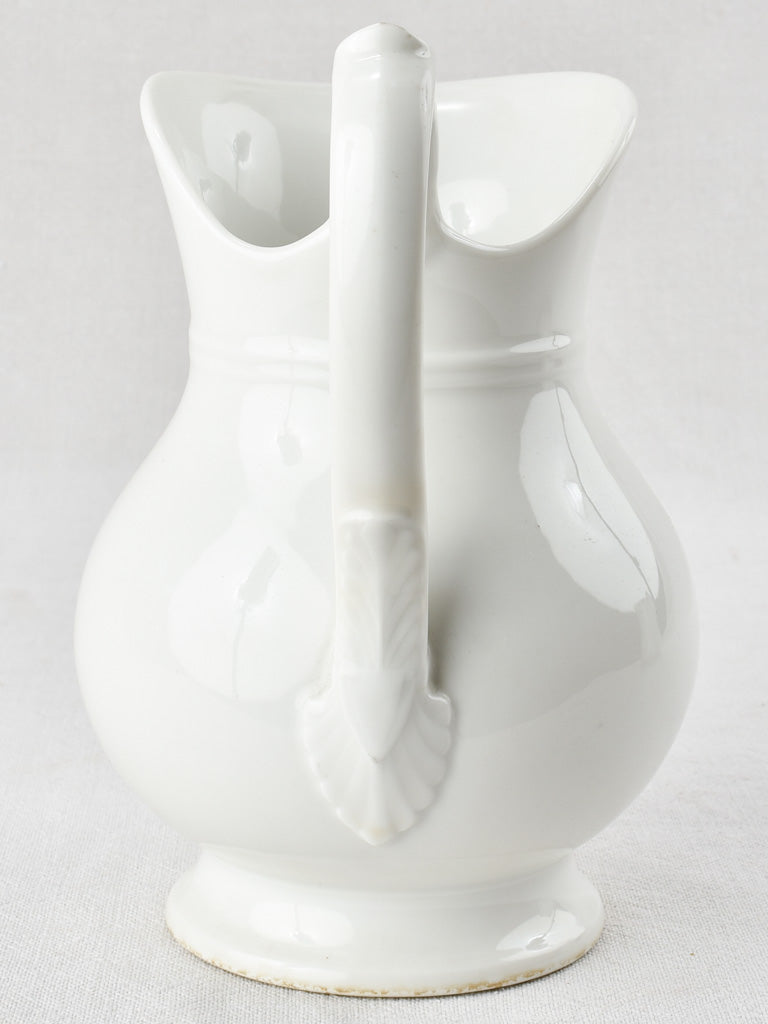 Antique porcelain water pitcher 8¼" – Chez Pluie