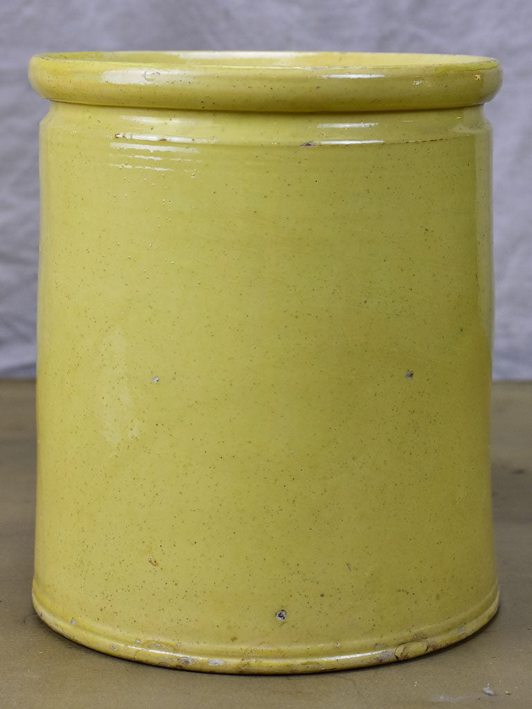 Large antique French yellow ware conserve pot – Chez Pluie