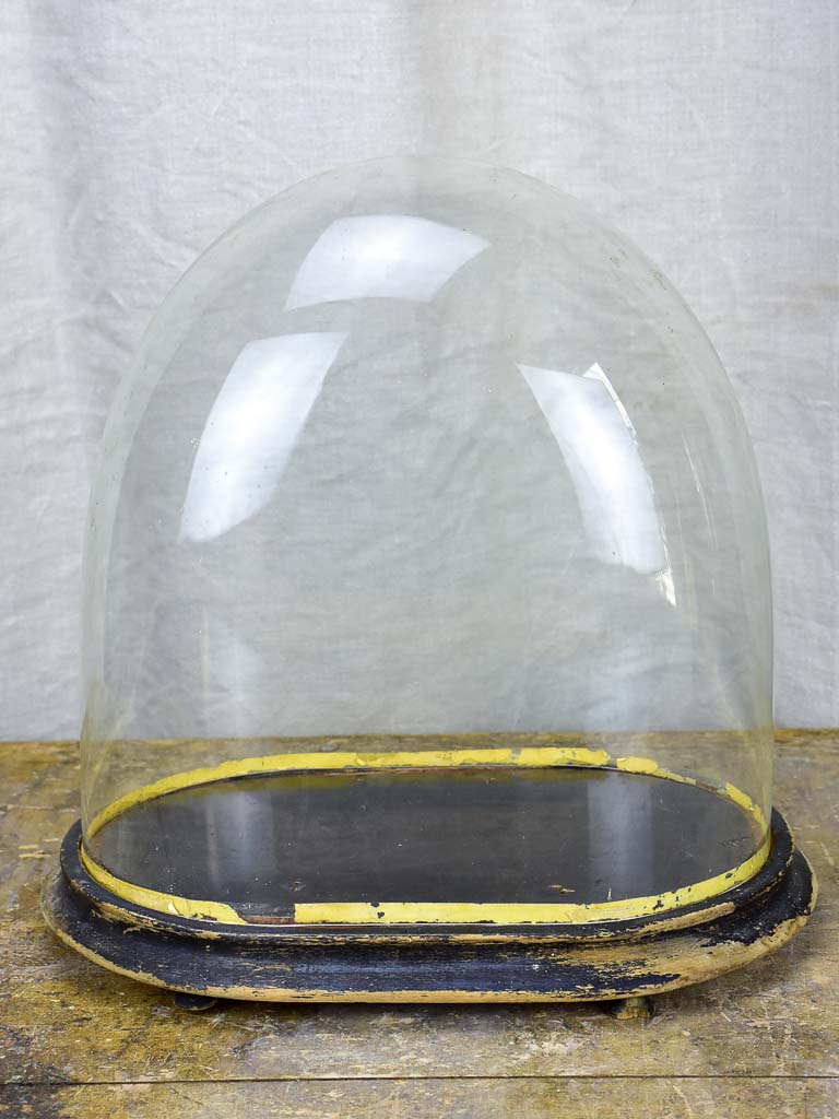 Oval French glass dome, Napoleon III – Chez Pluie