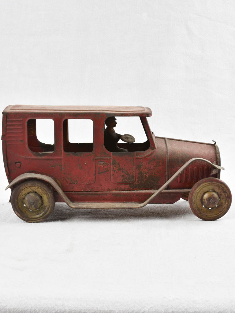 1930's American red toy push car made of iron 5½" – Chez Pluie
