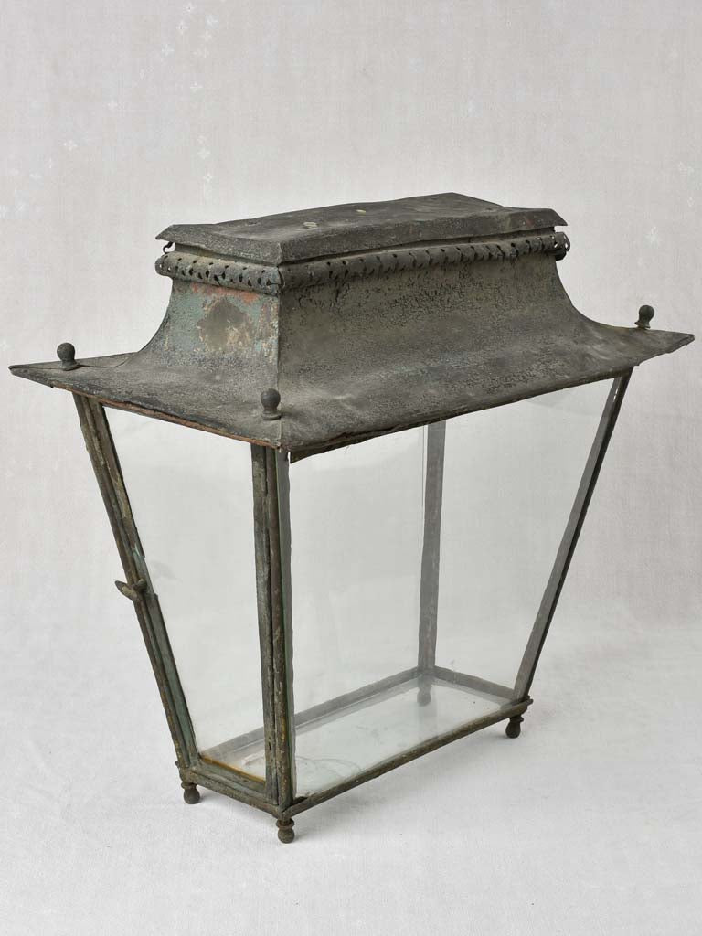 Large rectangular 18th century French lantern 19¾" – Chez Pluie