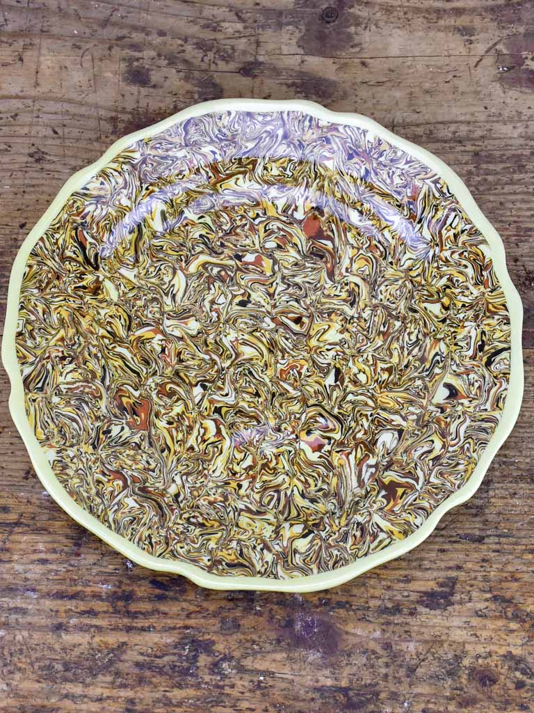 Vintage French Aptware plate