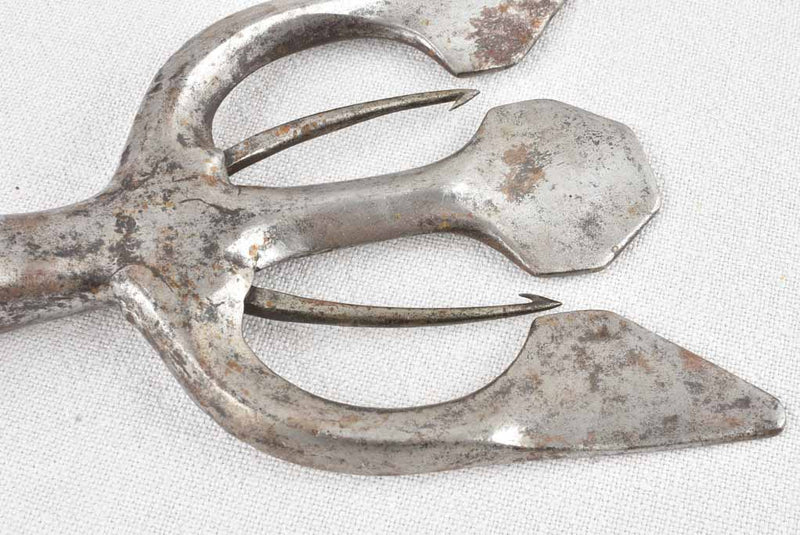 Antique French river fishing spear trident - 5 prong 9¾" – Chez Pluie