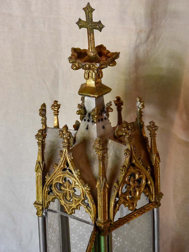18th Century church lantern with original glass – Chez Pluie