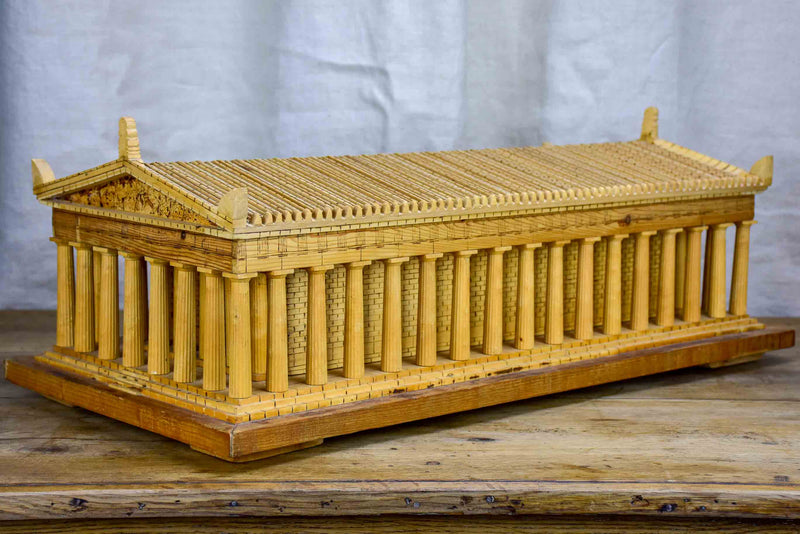 Vintage scale model of the Parthenon – Chez Pluie