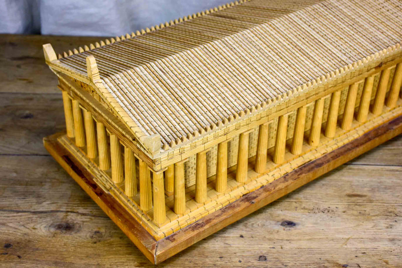 Vintage scale model of the Parthenon – Chez Pluie