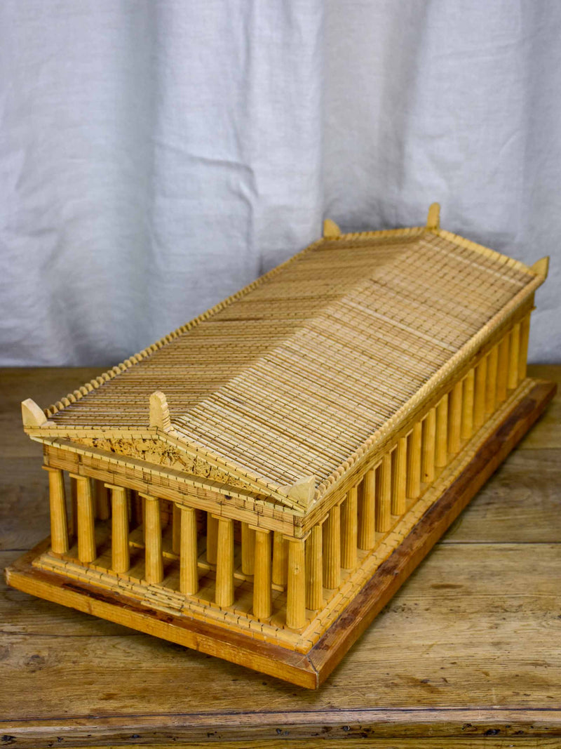 Vintage scale model of the Parthenon – Chez Pluie