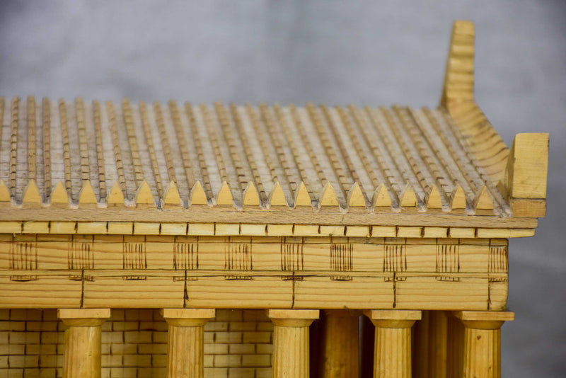 Vintage scale model of the Parthenon – Chez Pluie