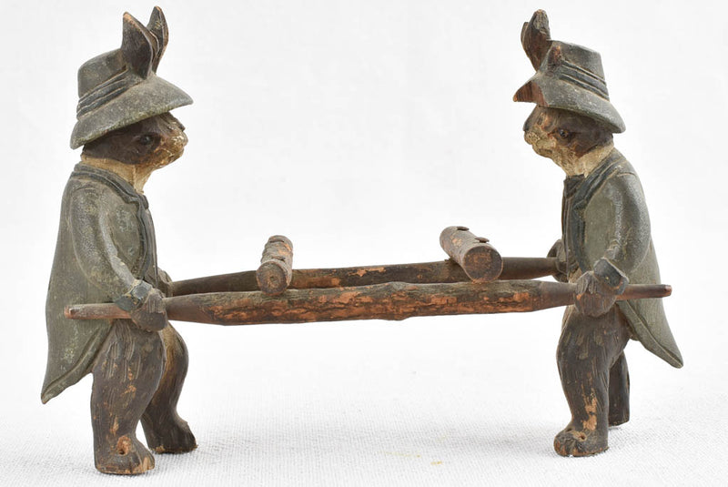Antique sculpture of rabbits – Chez Pluie