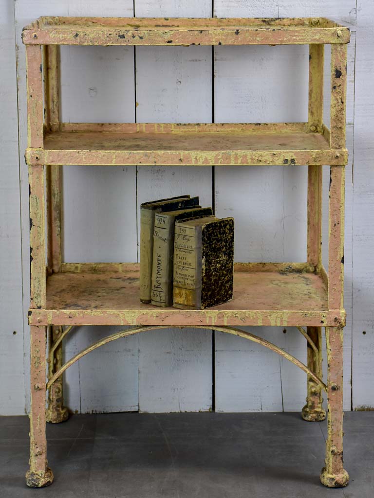 Antique French industrial shelving unit – Chez Pluie
