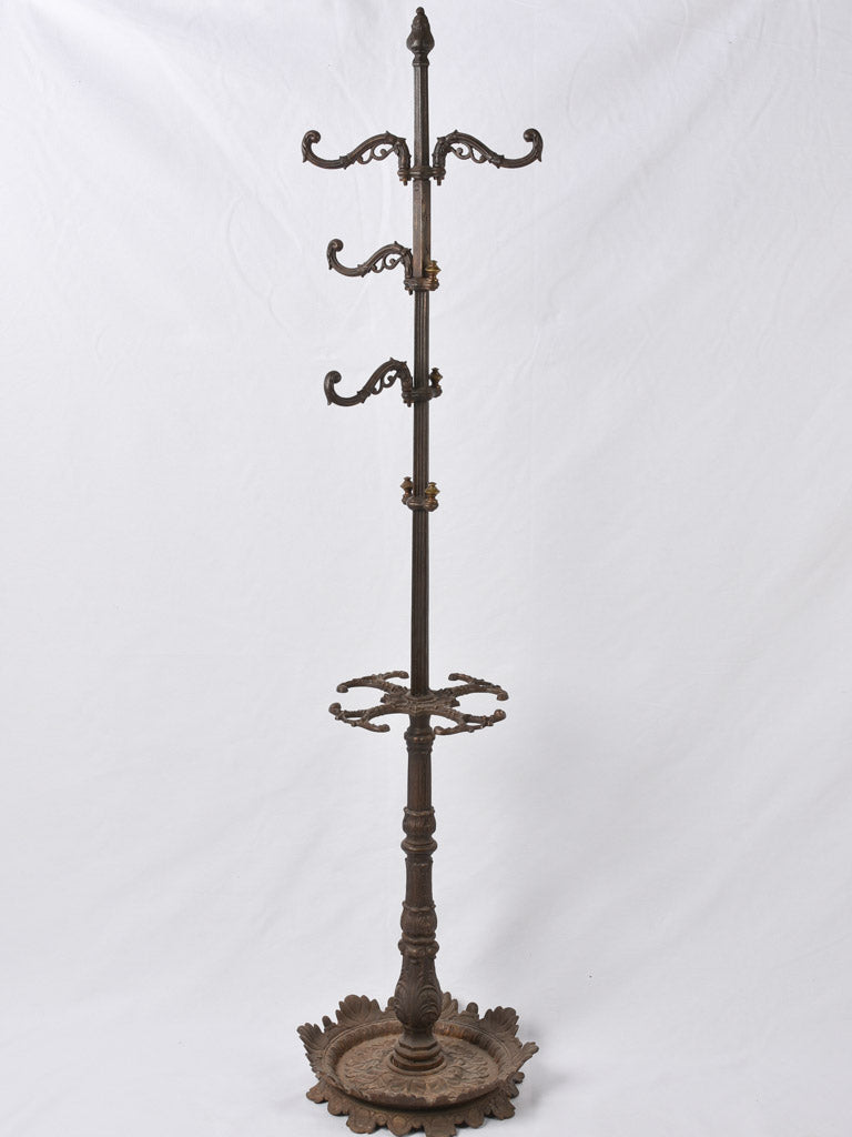 Antique coat and umbrella stand - cast iron 67¼" – Chez Pluie