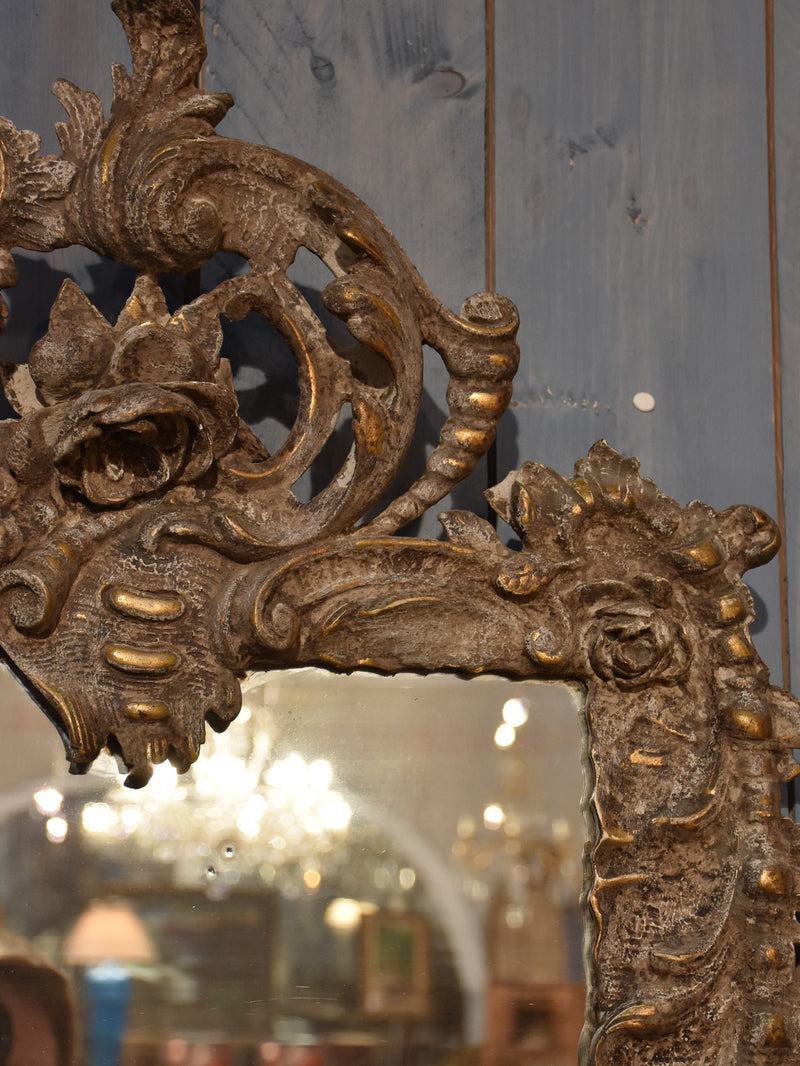 Mirror, rocaille with original glass, 20th-century – Chez Pluie