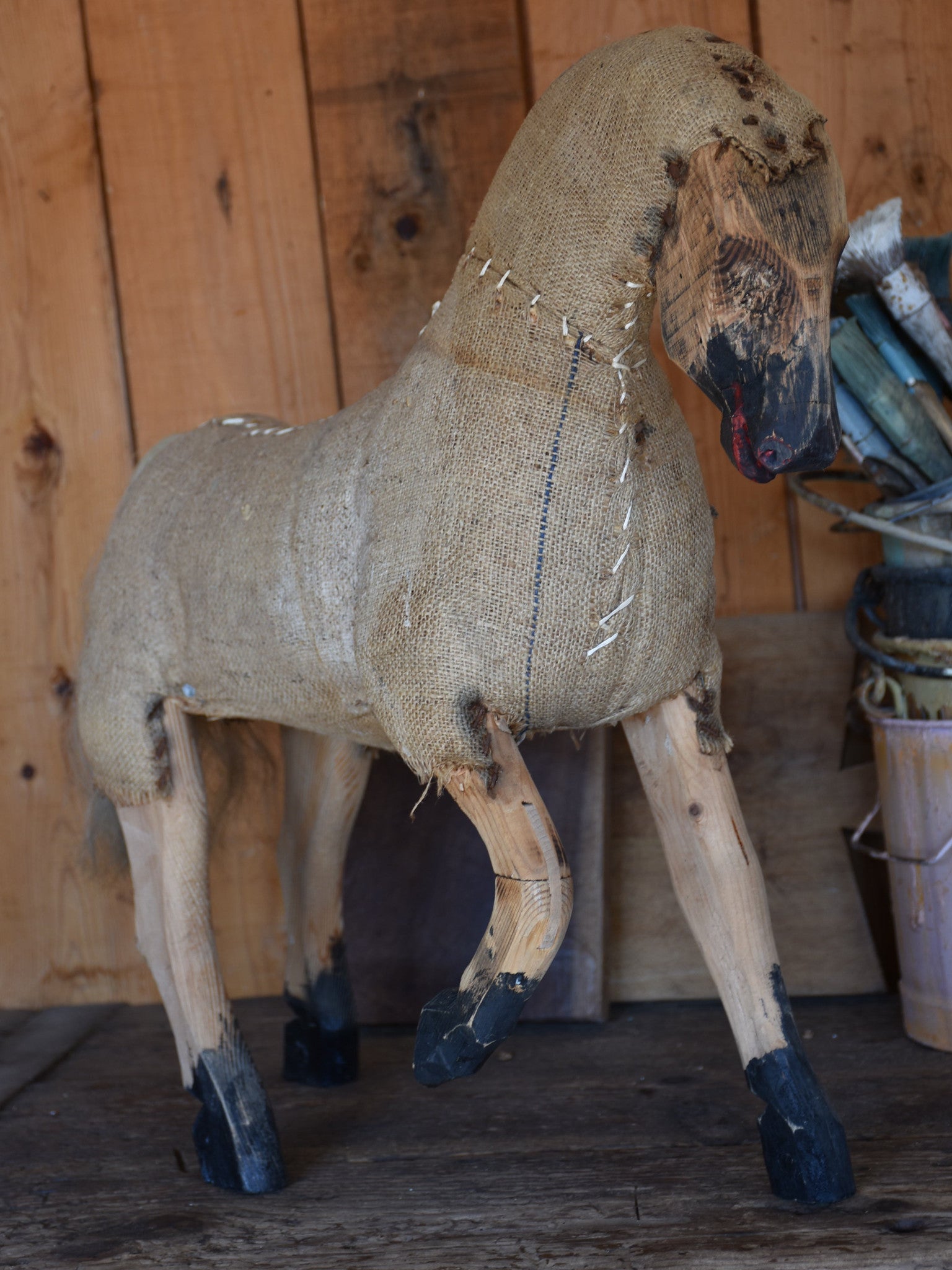Antique French toy horse – Chez Pluie