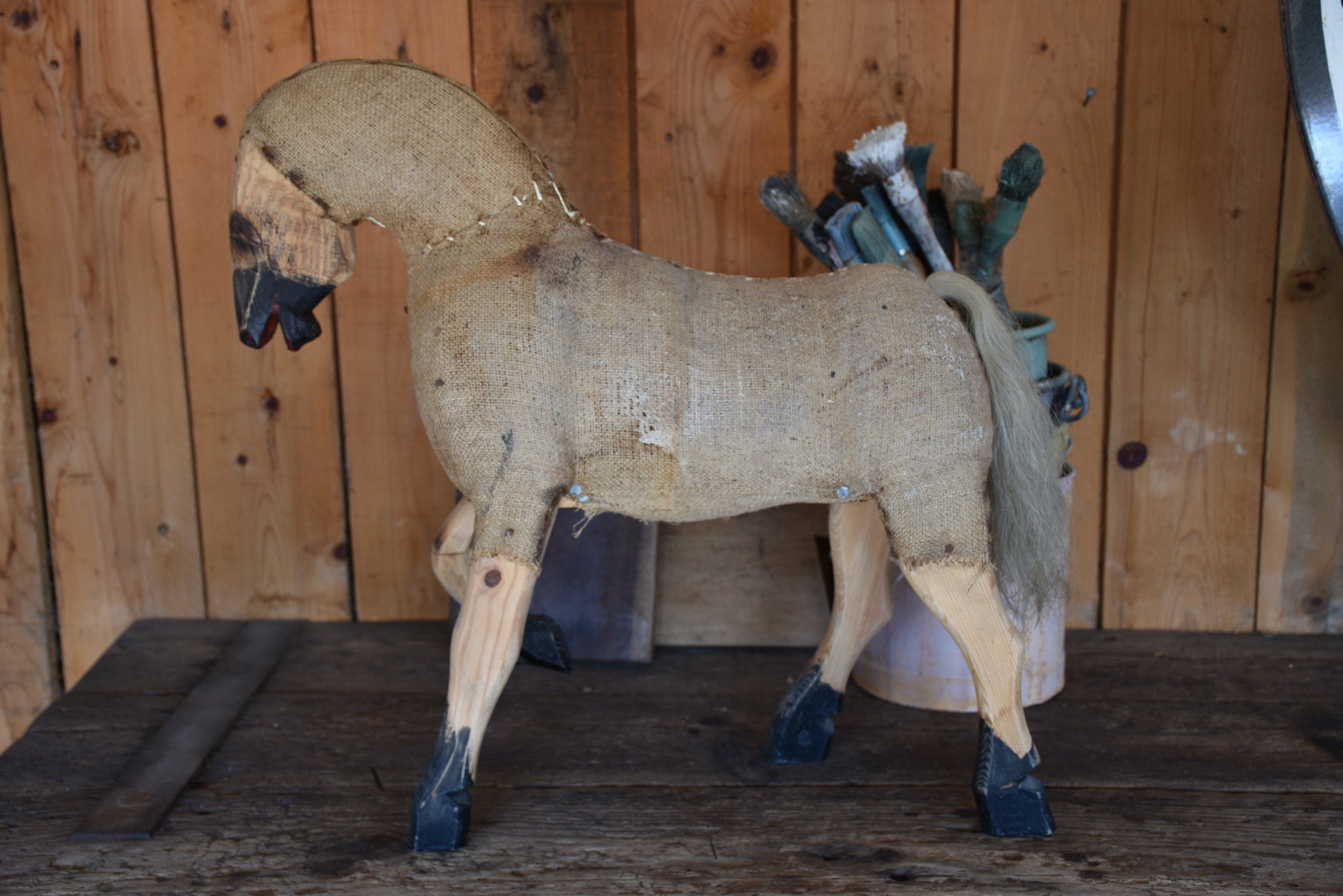 Antique French toy horse – Chez Pluie