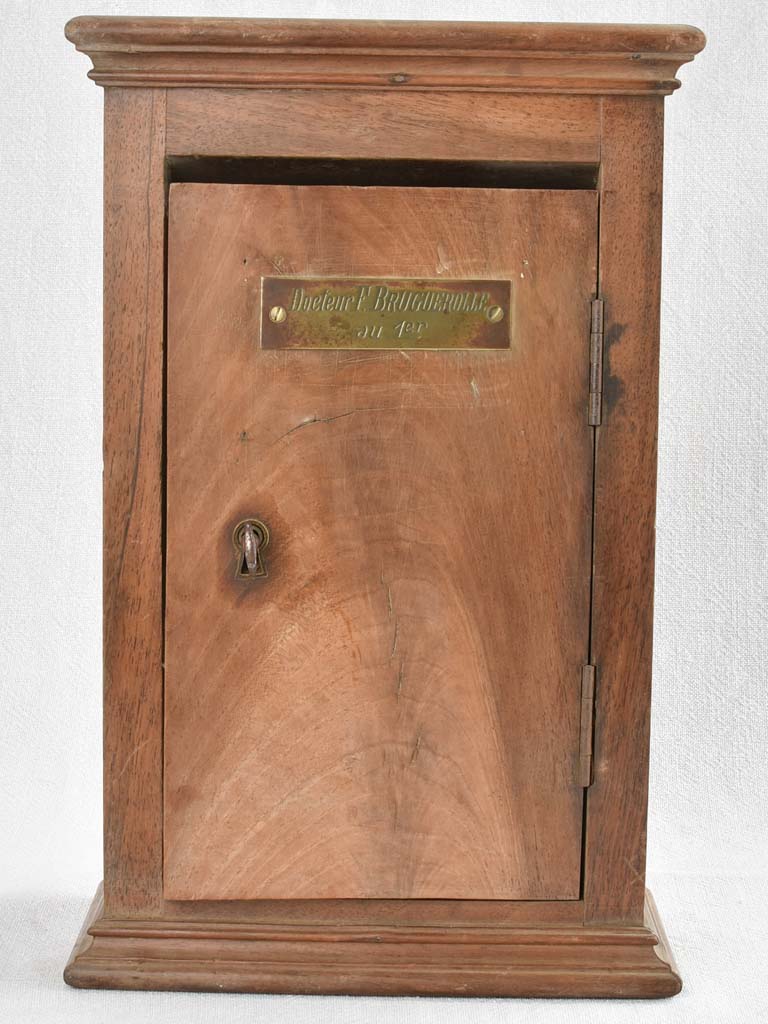 19th century French letter box - walnut 15" – Chez Pluie