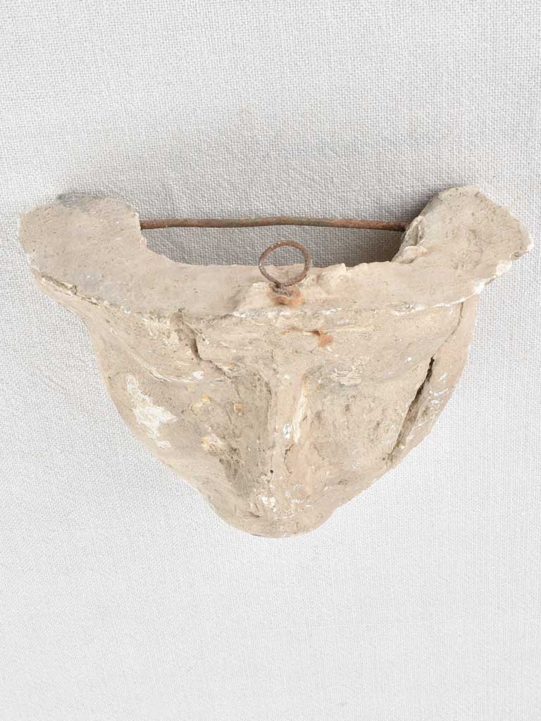 Vintage plaster sculpture - face mask 7" – Chez Pluie