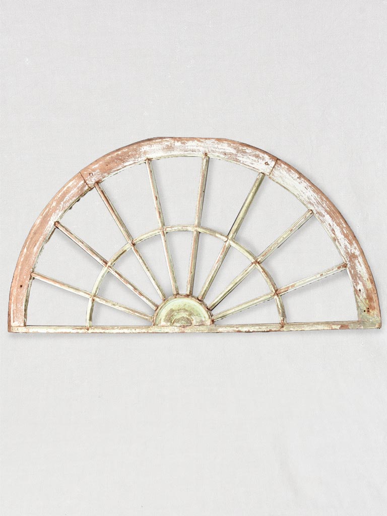 19th century semi circular window frame 54¼" – Chez Pluie