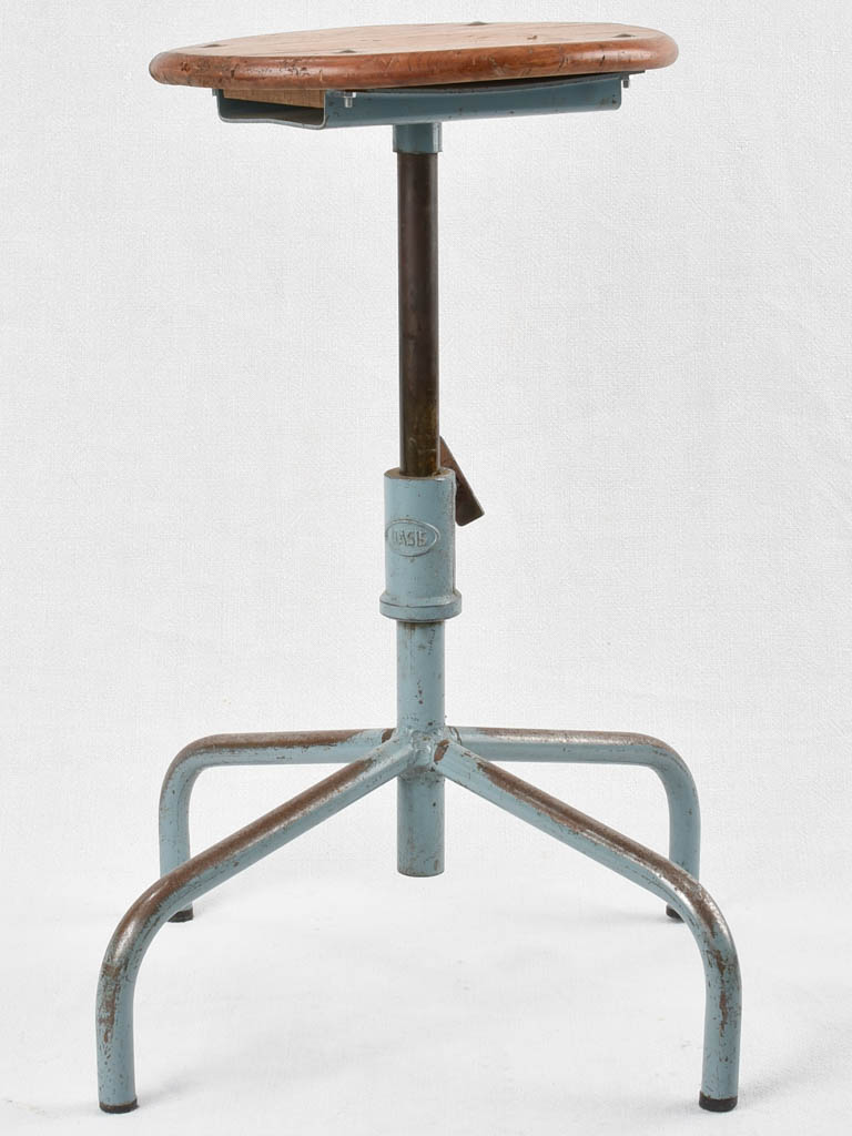 4 industrial atelier stools with wooden seats – Chez Pluie