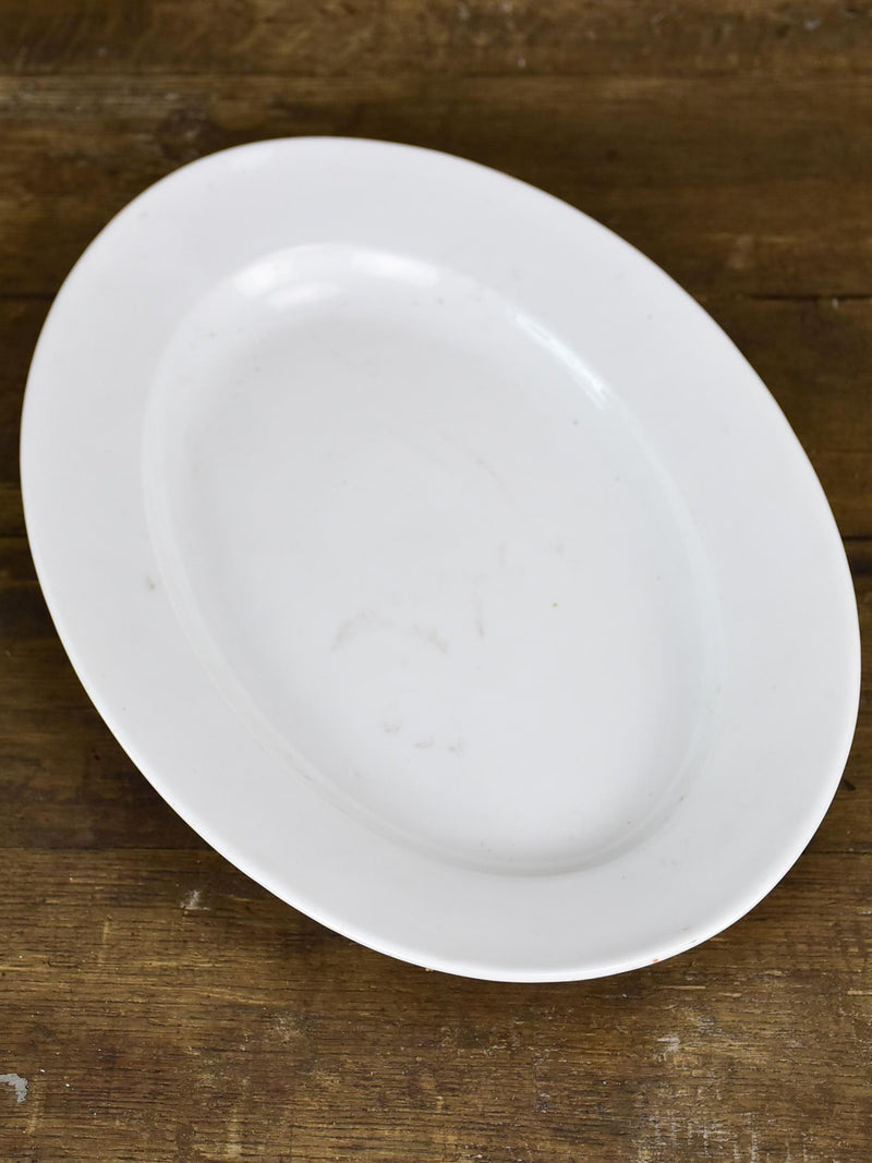 Late 19th Century ironstone platter - white – Chez Pluie