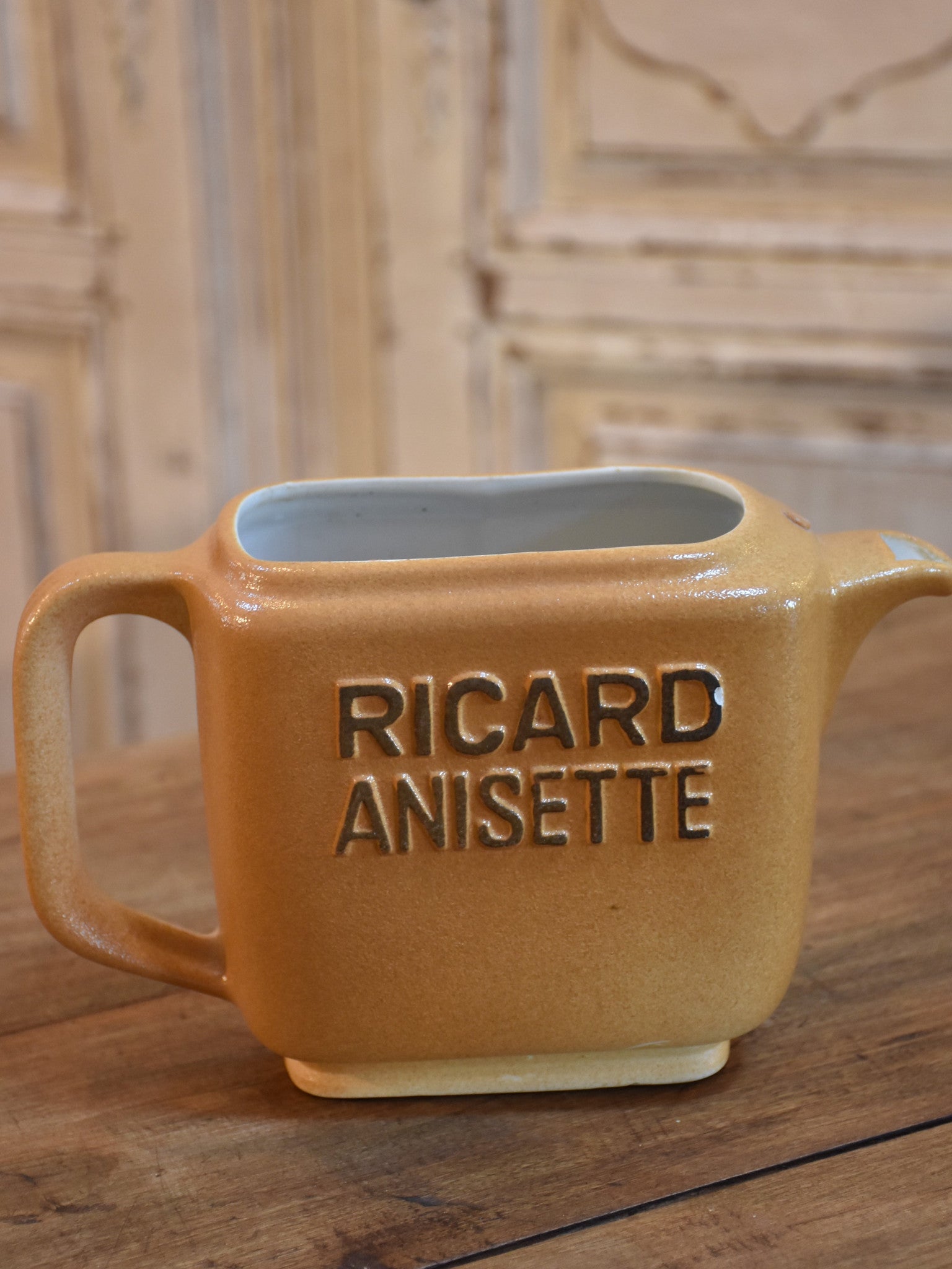 Ricard anisette pastis water pitcher - rectangular – Chez Pluie