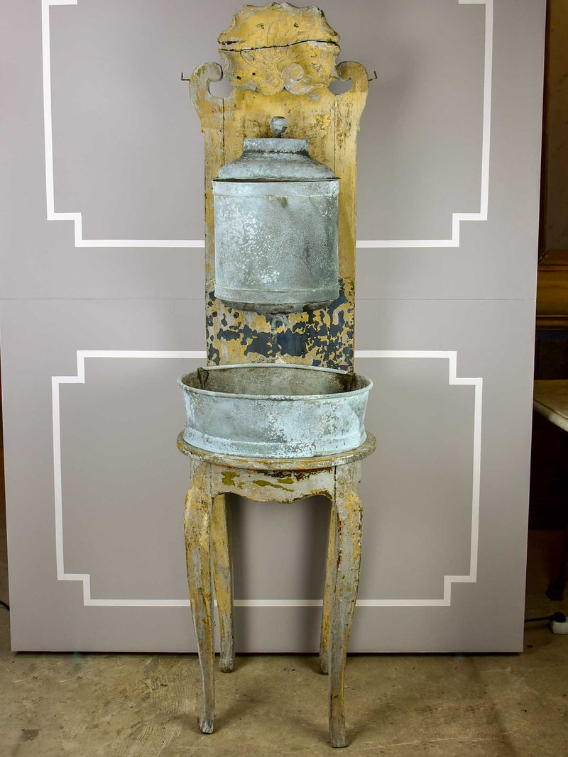 18th Century French gravity wash basin – Chez Pluie