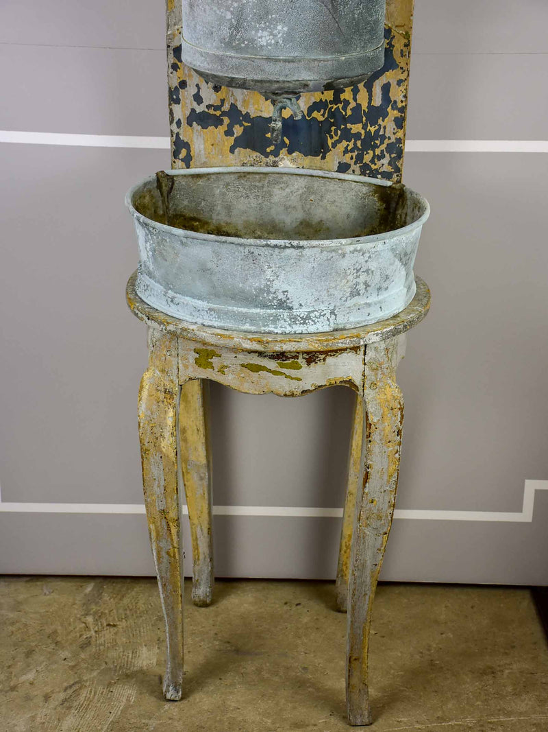 18th Century French gravity wash basin – Chez Pluie