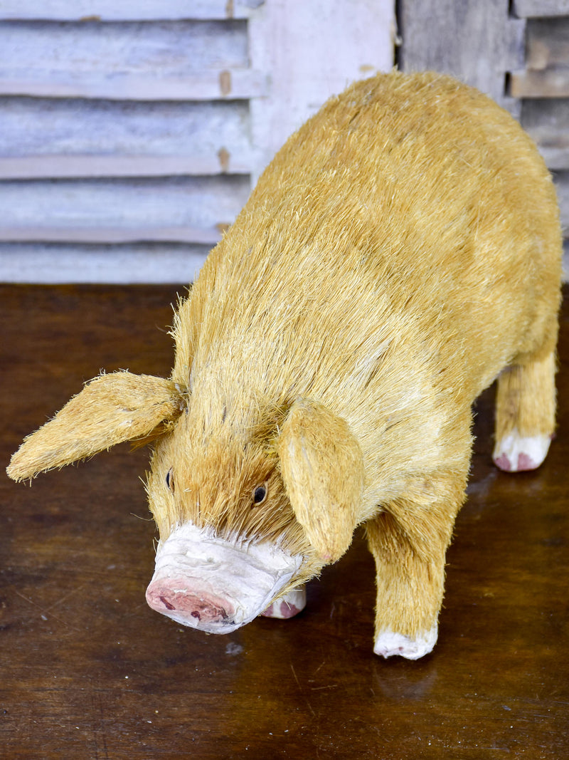Vintage French pig sculpture – Chez Pluie