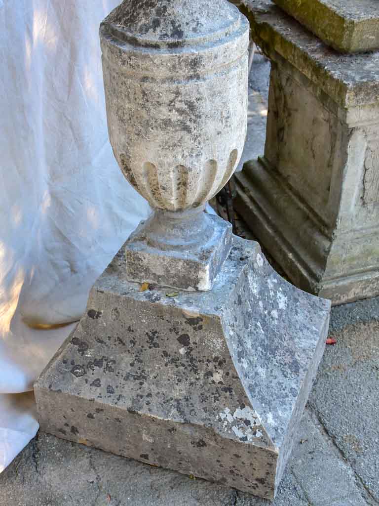 Pair of extra large antique French column finials – Chez Pluie