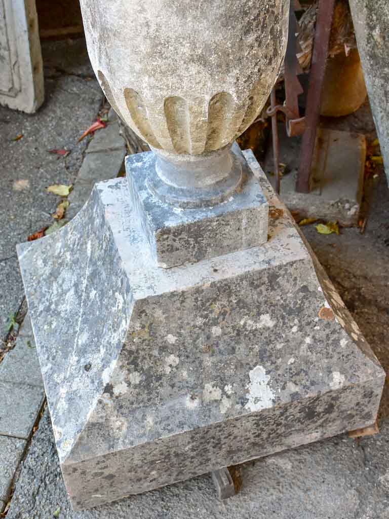 Pair of extra large antique French column finials – Chez Pluie