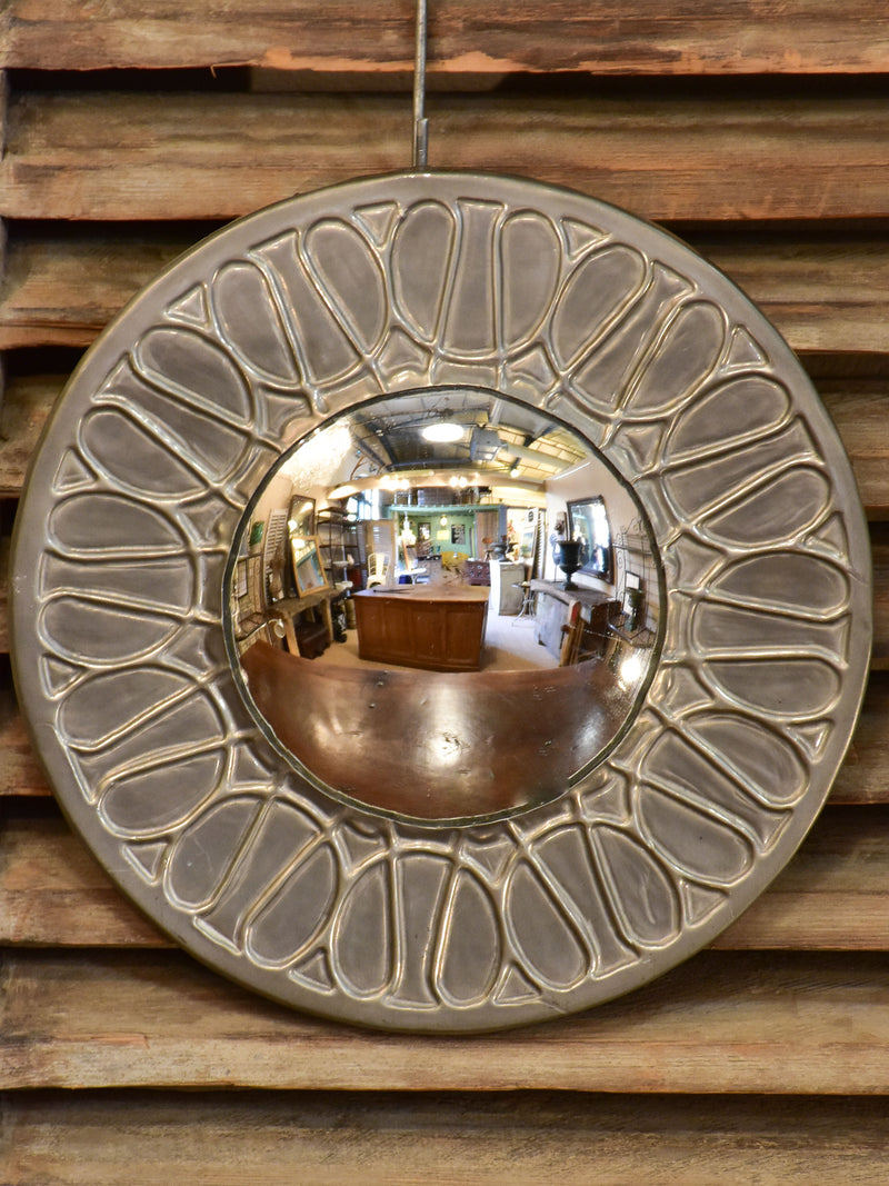 Small mid-century round mirror 11” diameter – Chez Pluie