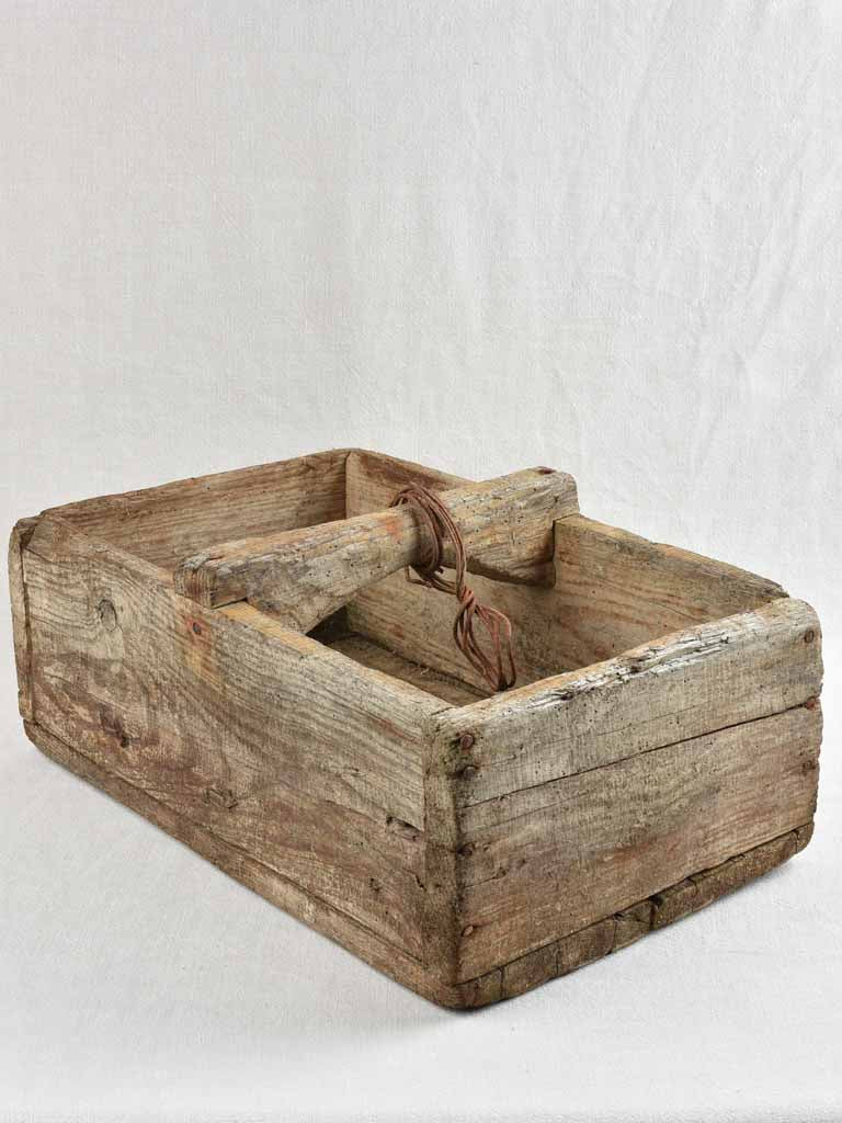 Antique French wooden trug - 22" – Chez Pluie