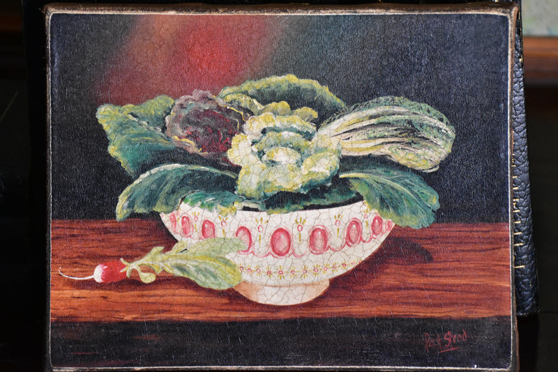 Two small French artworks – Chez Pluie