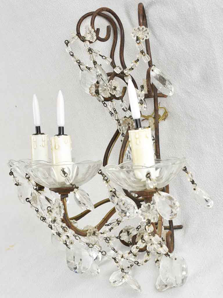 Pair of antique Italian wall appliques 17" – Chez Pluie