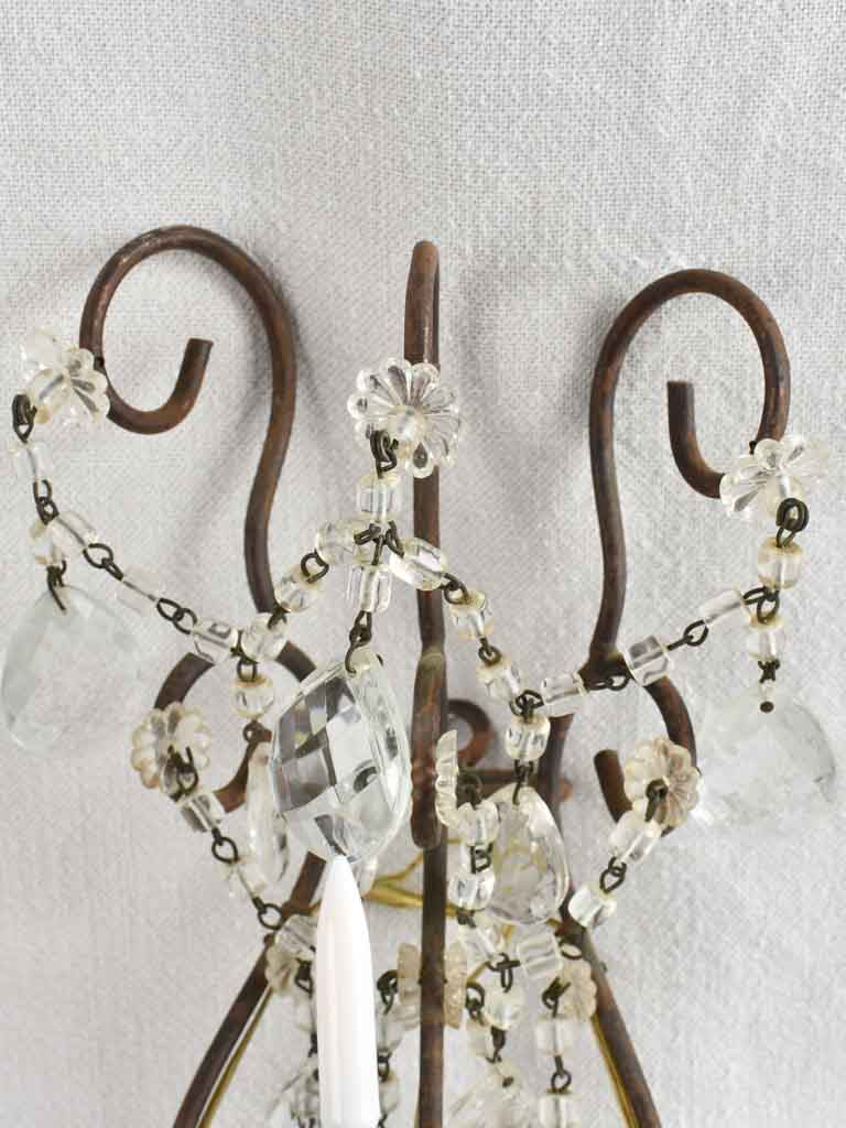 Pair of antique Italian wall appliques 17" – Chez Pluie