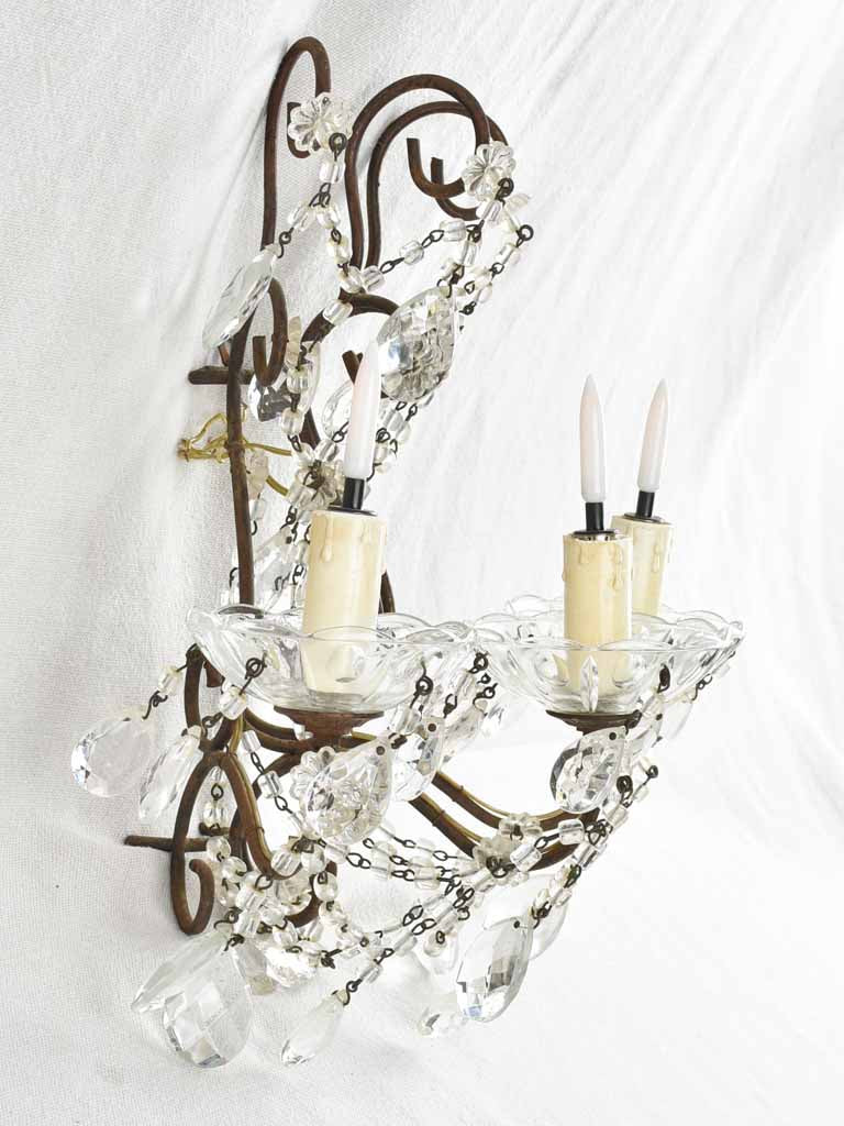 Pair of antique Italian wall appliques 17" – Chez Pluie