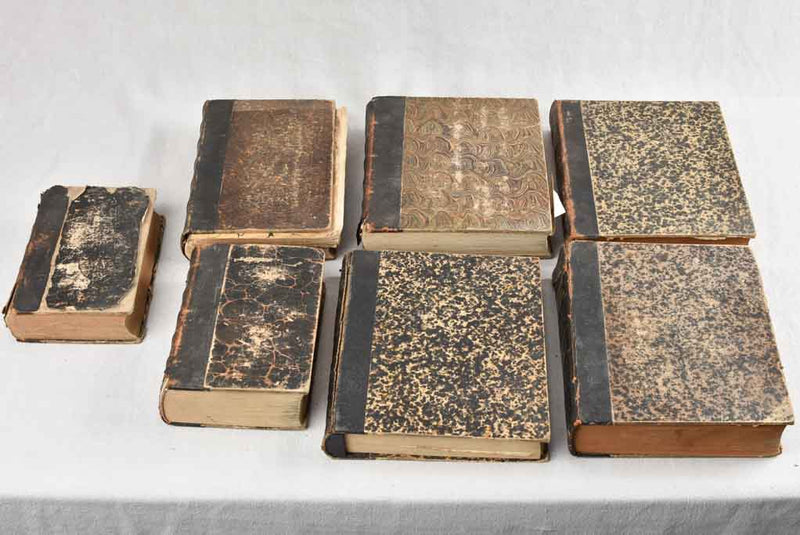 Collection of 19th century French Law books x 7 – Chez Pluie