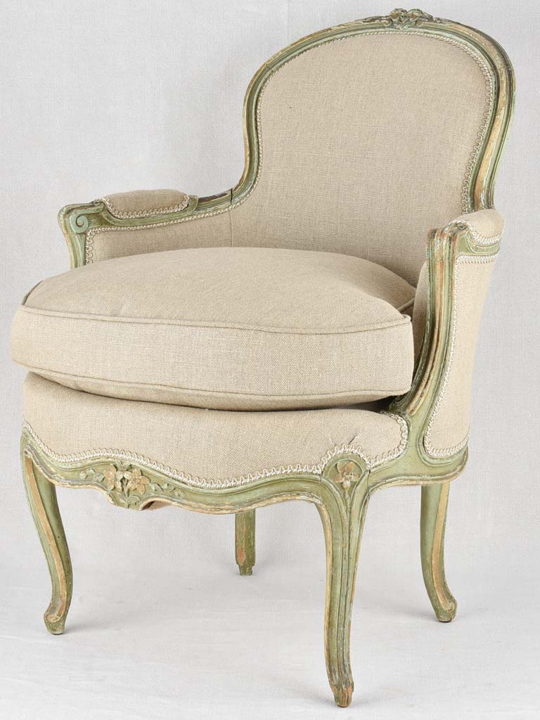 Dainty Louis XV armchair from the 19th century