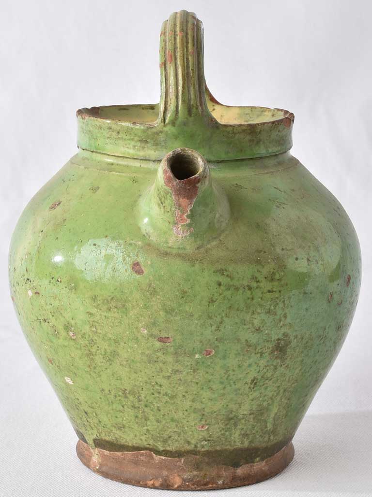 Small green pitcher - 19th century 9½" – Chez Pluie