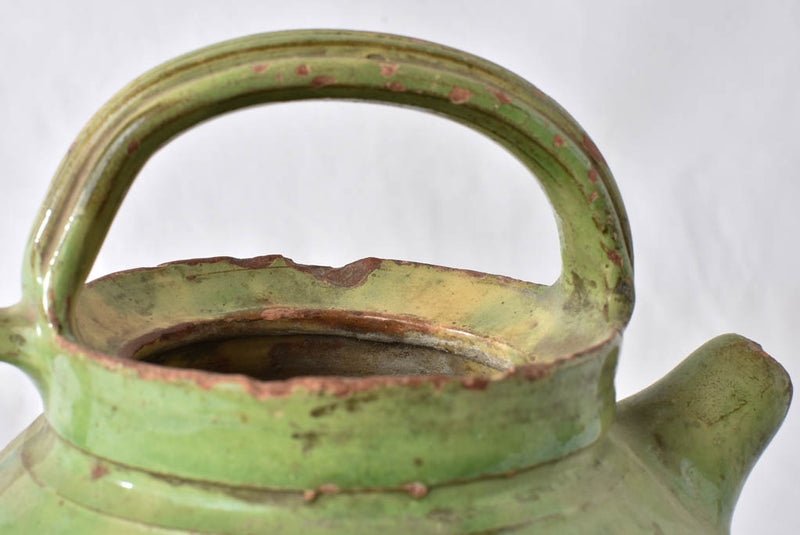 Small green pitcher - 19th century 9½" – Chez Pluie