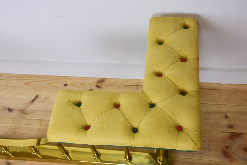 Mid-century modern fireplace fender bench – Chez Pluie