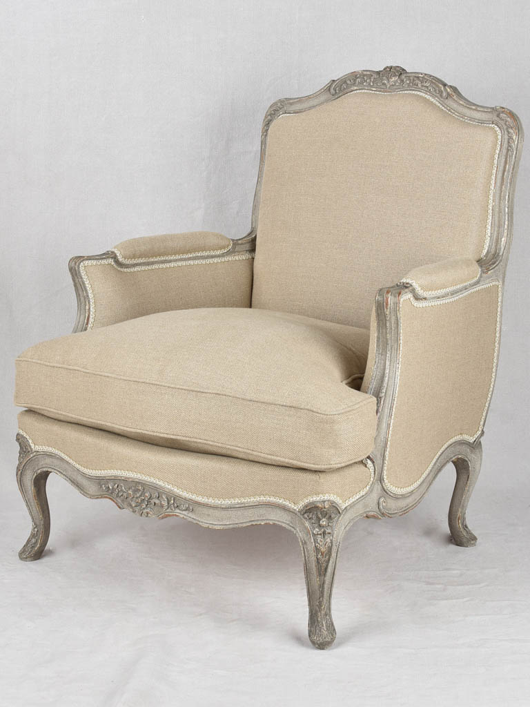 Bergère armchairs, large, 19th century (two) – Chez Pluie