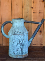 19th century French watering can with blue patina – Chez Pluie