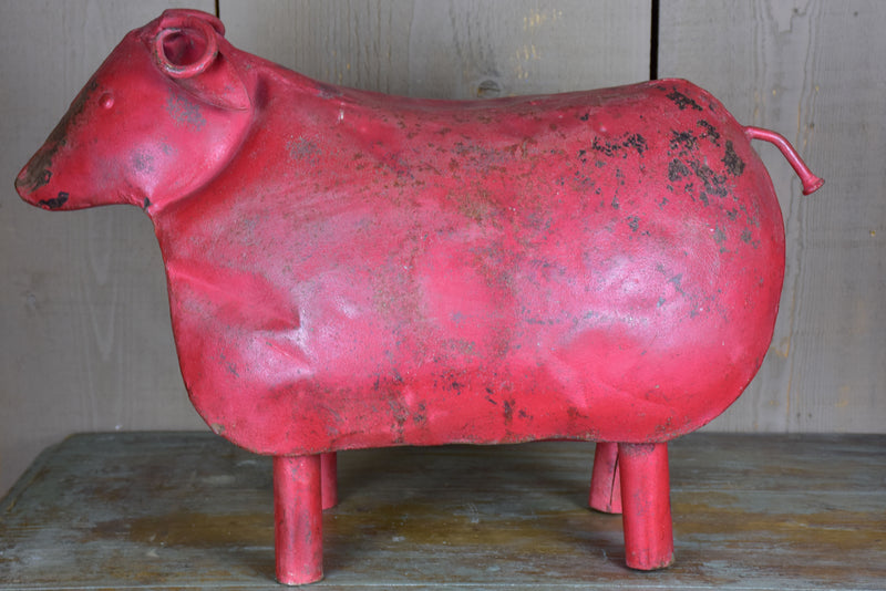 Vintage French sculpture of a ram – Chez Pluie