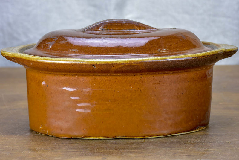 Two late 19th Century French tureens with brown glaze – Chez Pluie