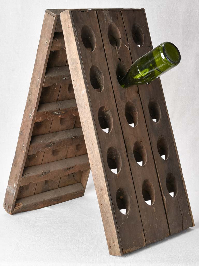 Antique bottle display stand - A frame 30 bottle capacity – Chez Pluie