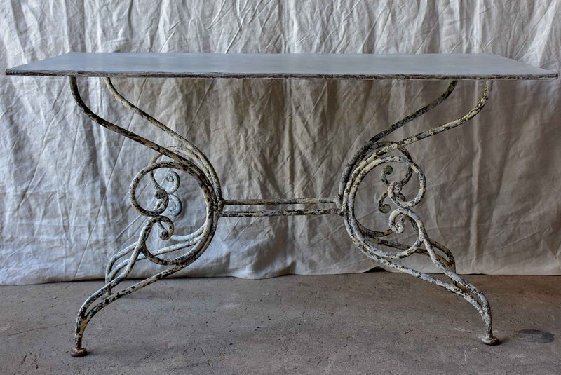 Antique French garden table - rectangular – Chez Pluie