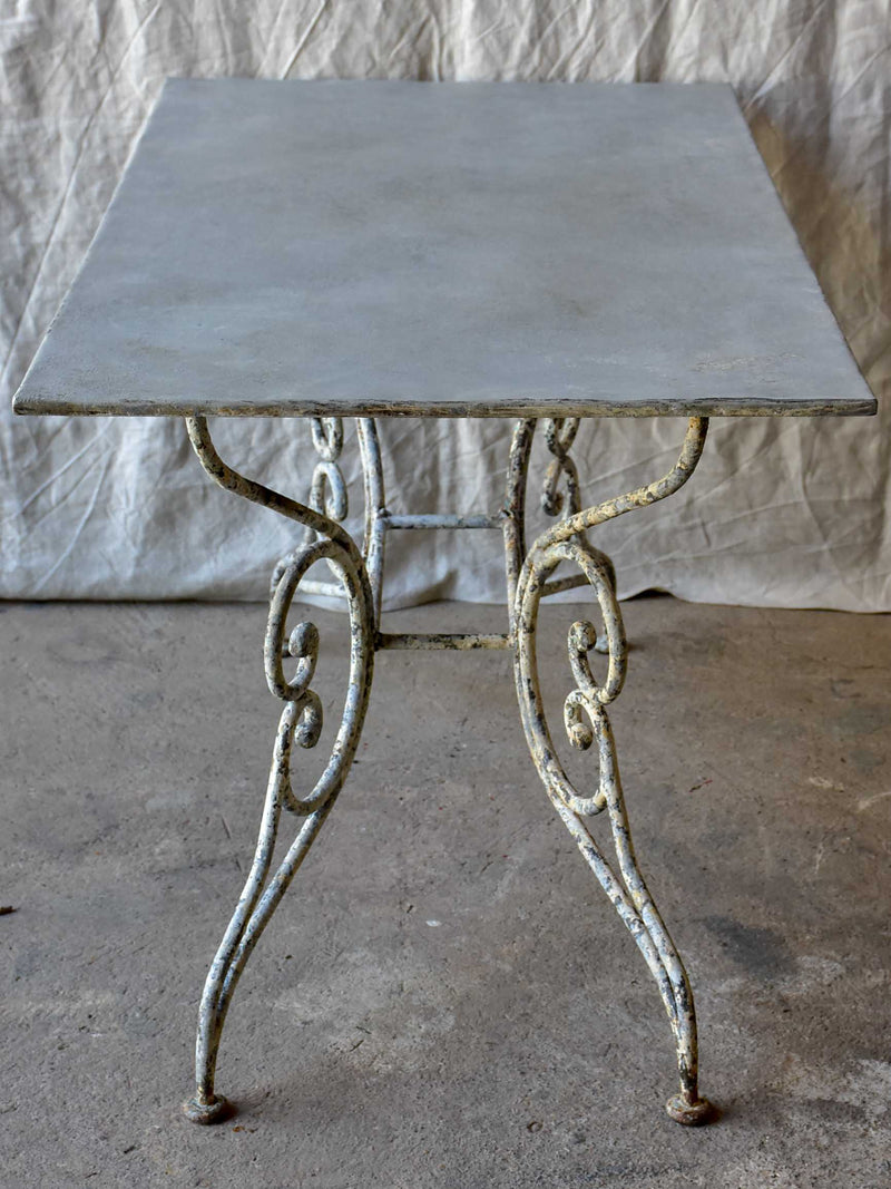 Antique French garden table - rectangular – Chez Pluie