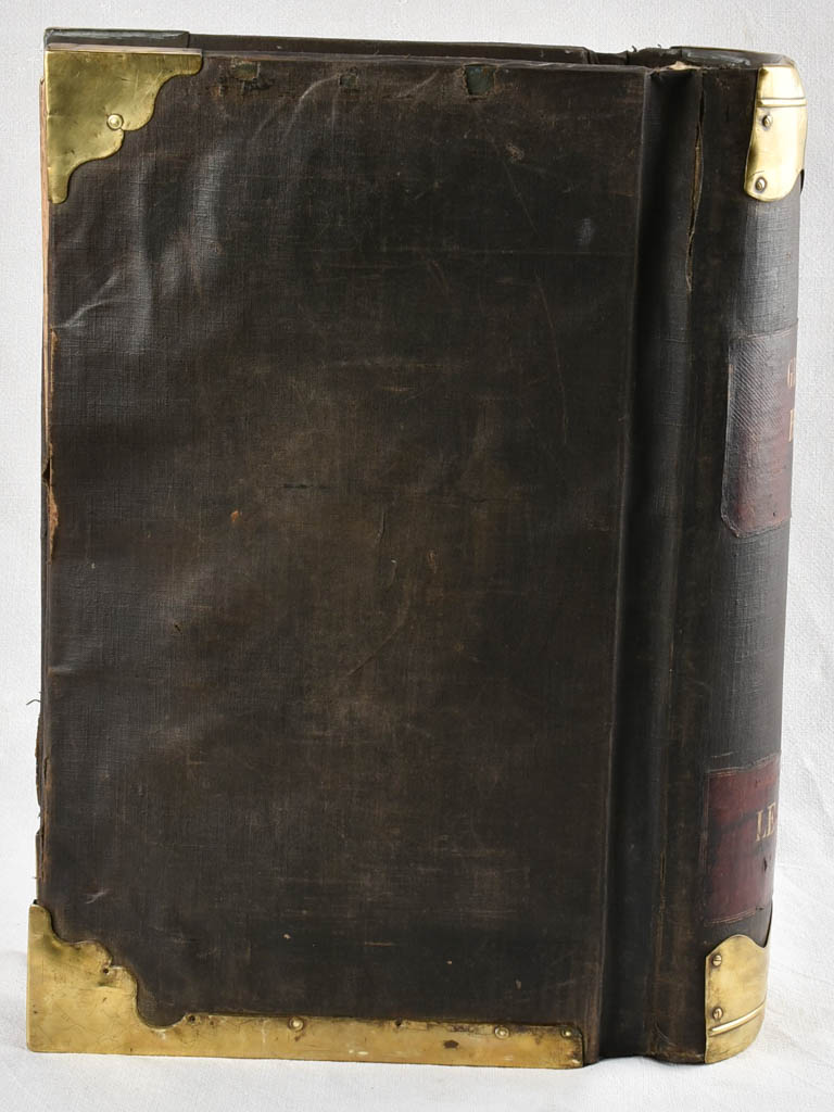 Two large antique French accounting ledger books – Chez Pluie