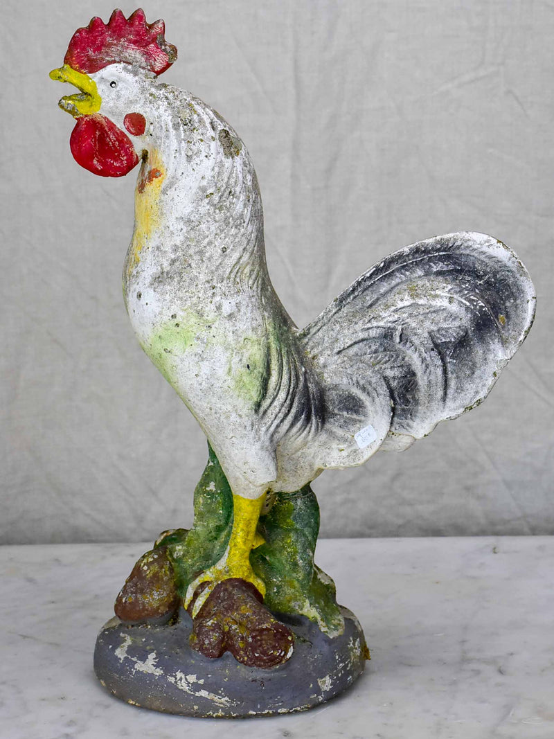 Mid-Century French cement rooster – Chez Pluie